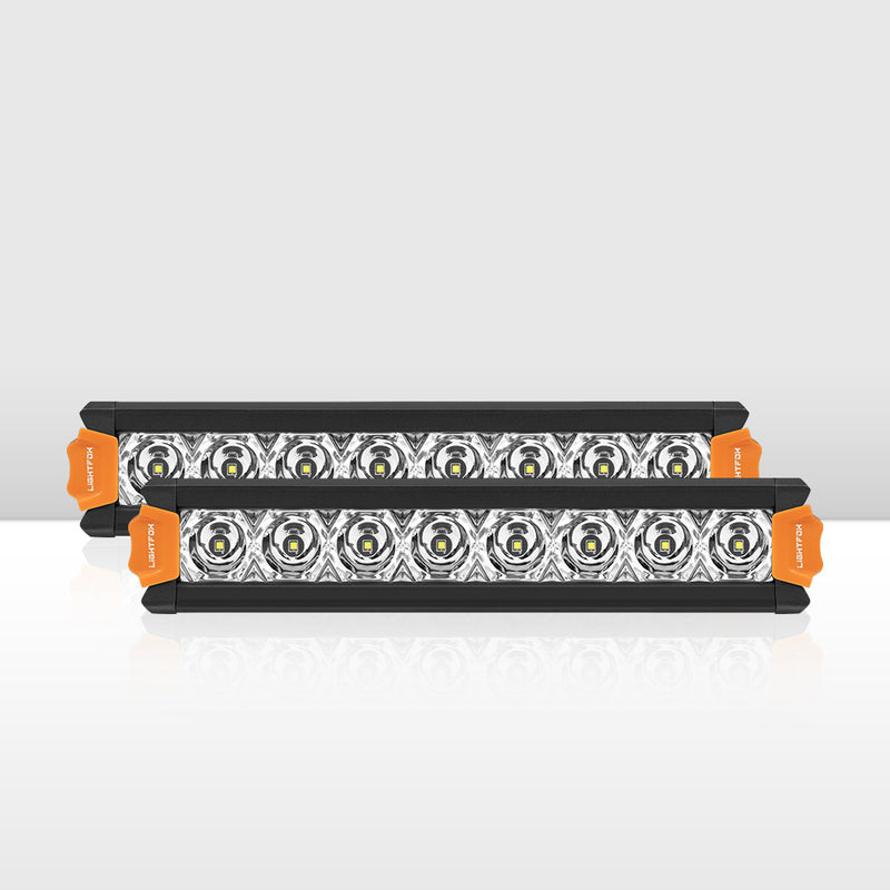 Vega Series Pair 8inch Osram LED Light Bar 1Lux @349m 6,204 Lumens