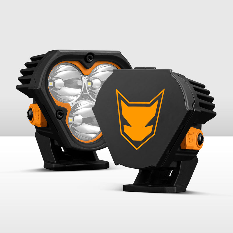 LIGHTFOX Cygnus-3 Pair 3inch Osram LED Pod Lights 1Lux@458m IP68 6,472